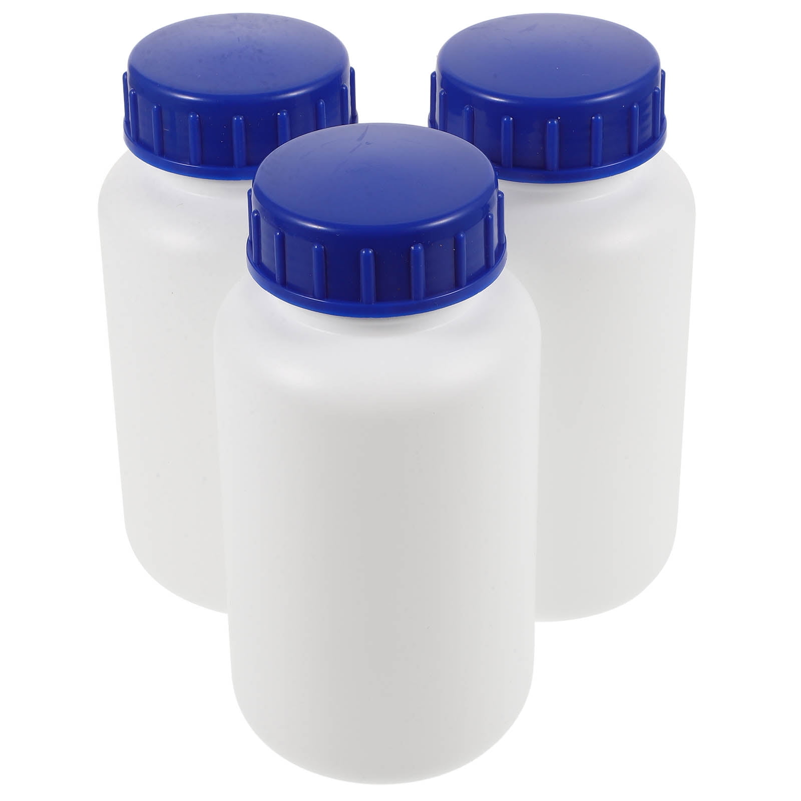 WHAMVOX 3pcs Chemical Reagent Bottle for Laboratory with Blue Cap 500ml ...