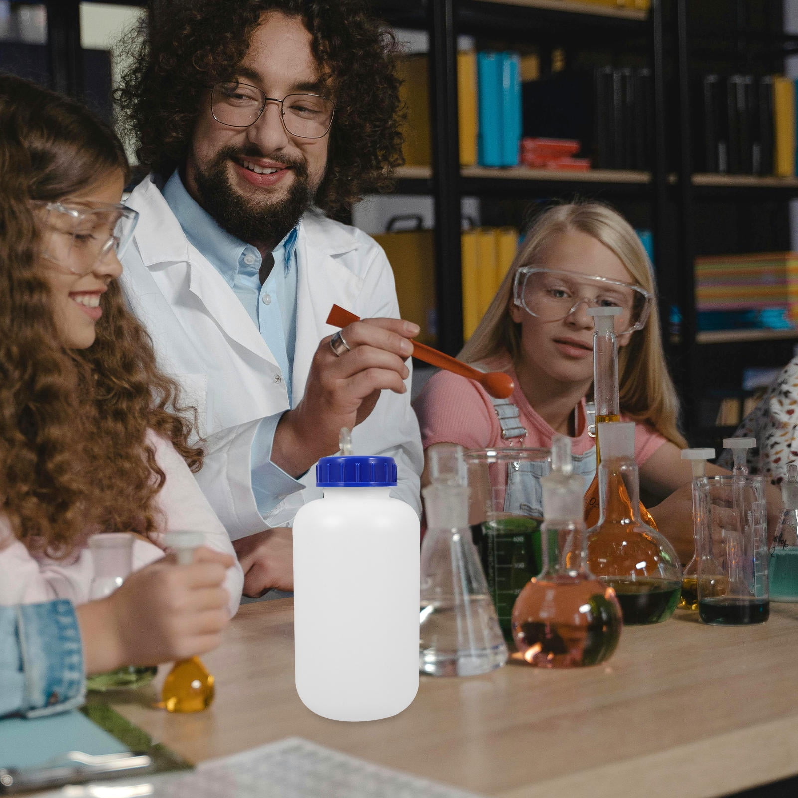 WHAMVOX 3pcs Empty Reagent Bottles with Cap for Laboratory HDPE ...