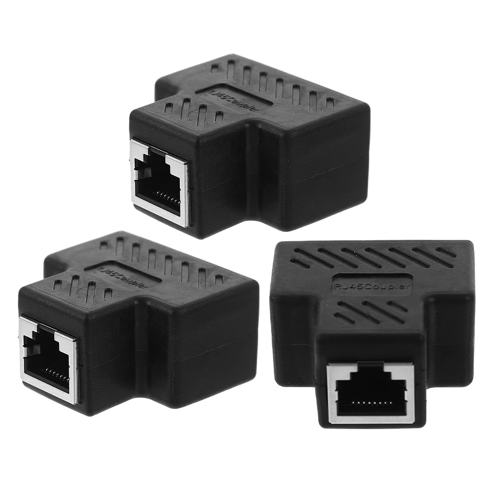 WHAMVOX 3pcs Ethernet Splitter 1 To 2 Adapter Gigabit Ethernet Cable ...