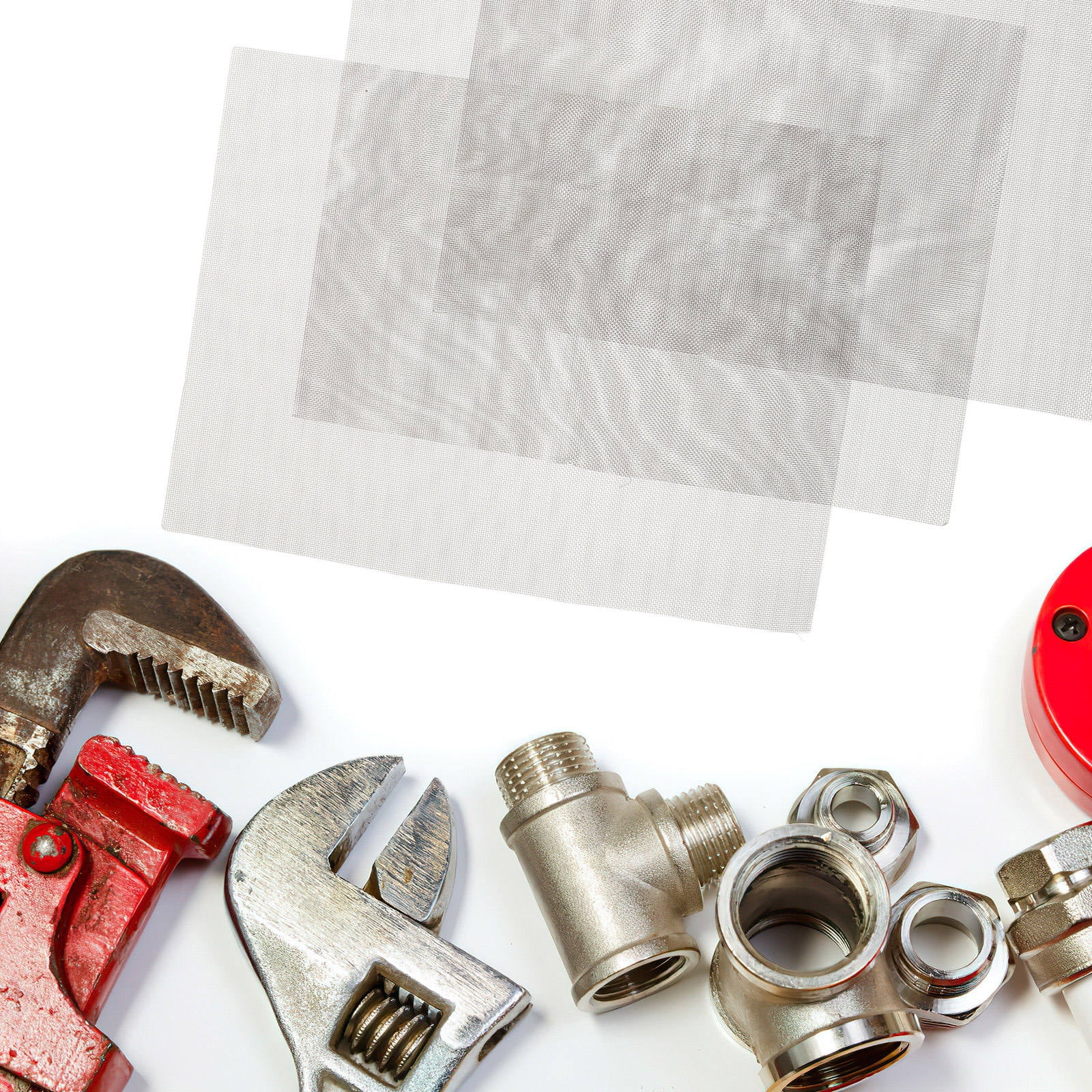 WHAMVOX 3pcs Fine Mesh Screen Bumper Repairs Meshes Stainless Steel ...