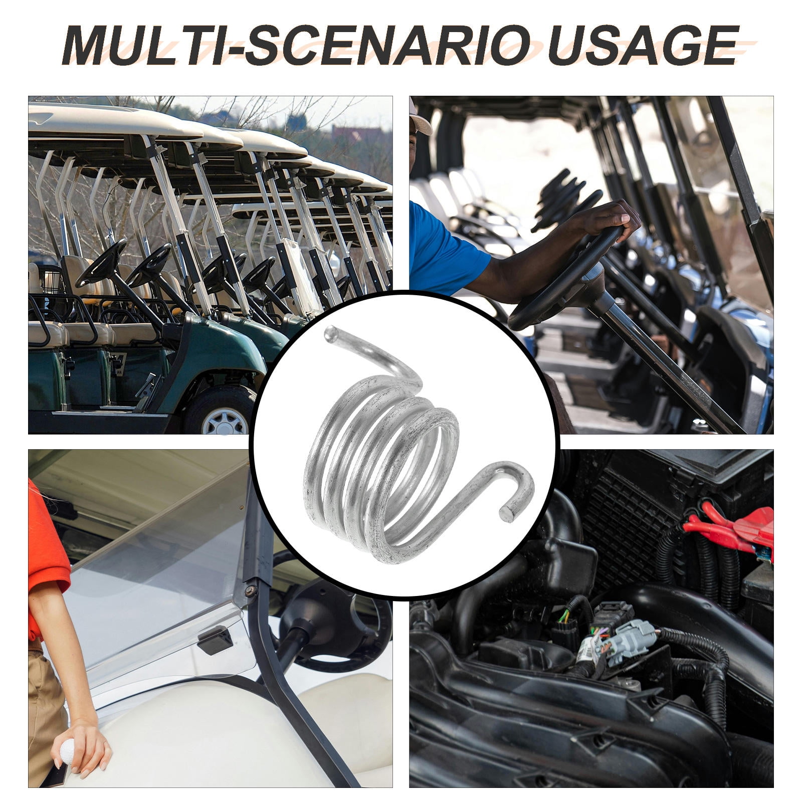 WHAMVOX 3pcs Golf Cart Brake Pedal Return Spring Metal Pedal Return ...