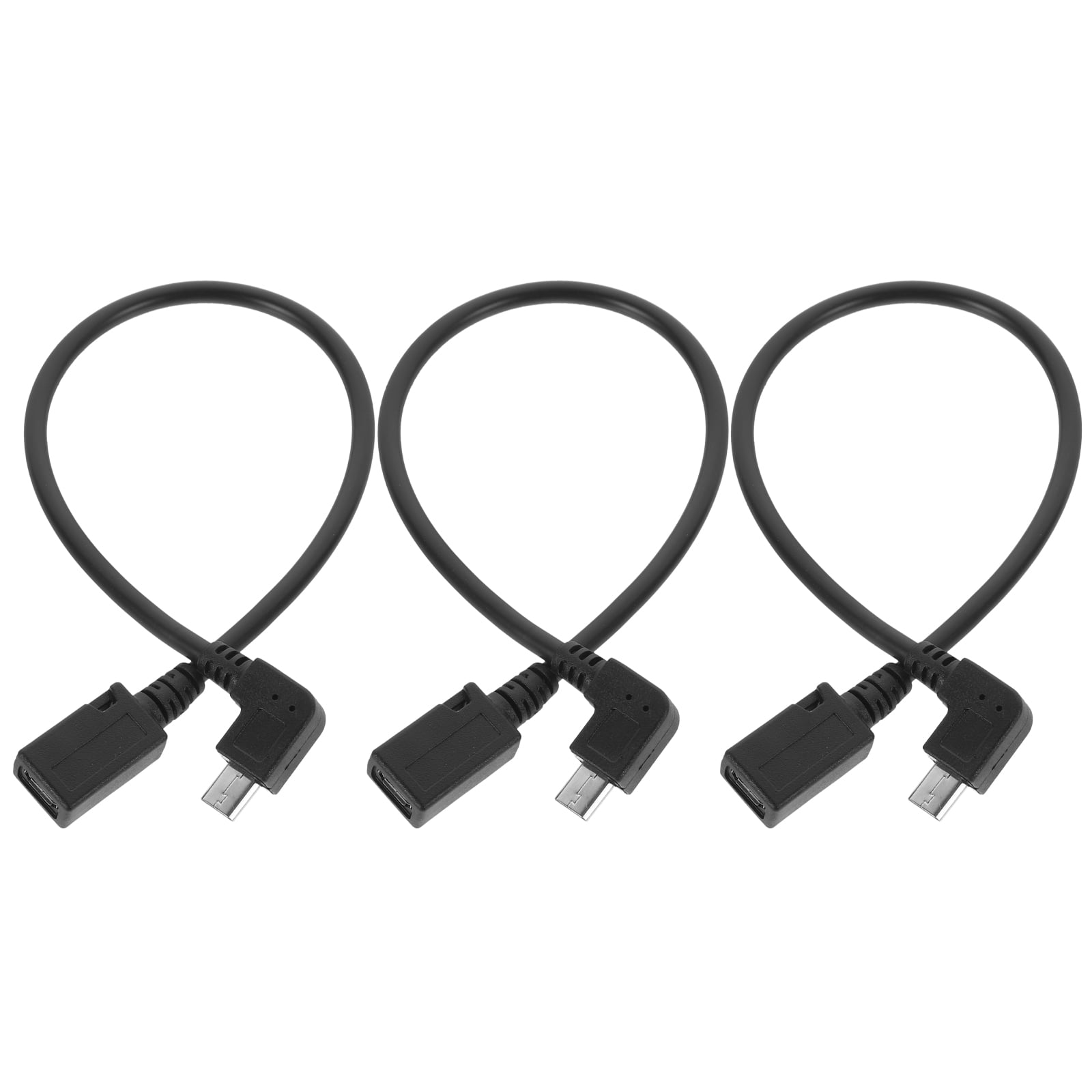 WHAMVOX 3pcs Right Angle Micro USB Cable Micro USB Cable Fast Charging ...