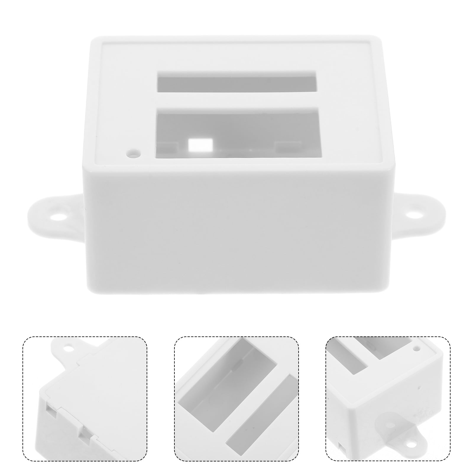 WHAMVOX 3pcs Small Plastic Junction Box With Lid For Electrical ...