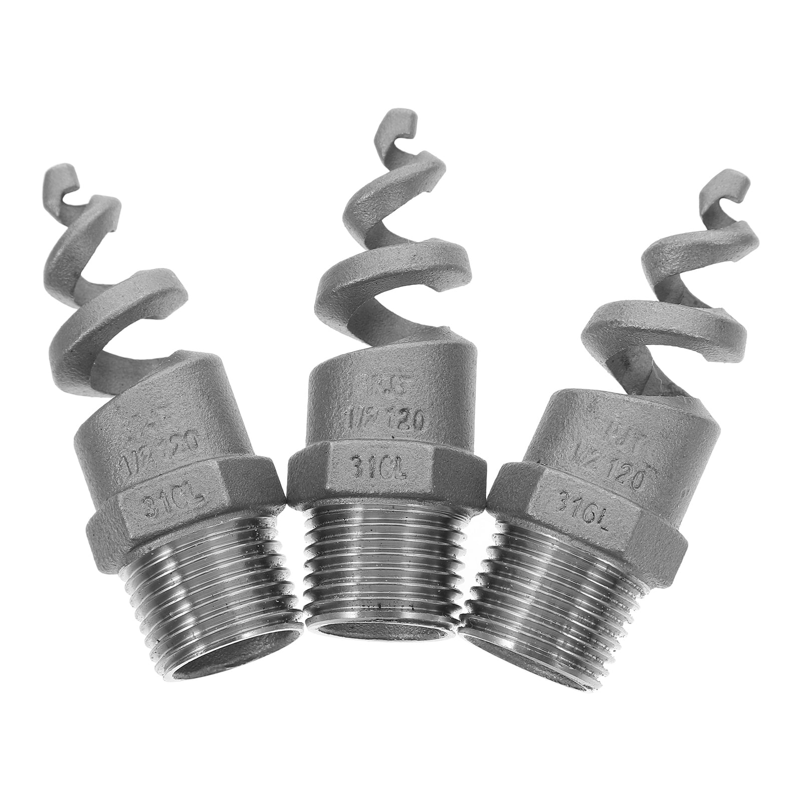 WHAMVOX 3pcs Spiral Cone 1/2 Inch Atomization Nozzle 316 Stainless ...