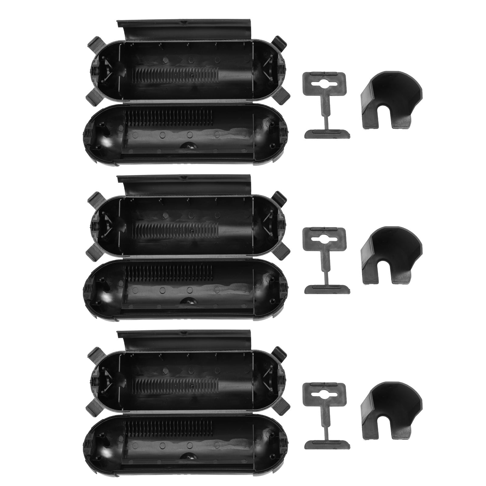 WHAMVOX 3pcs Waterproof Cable Junction Boxes Outdoor Extension Cord ...