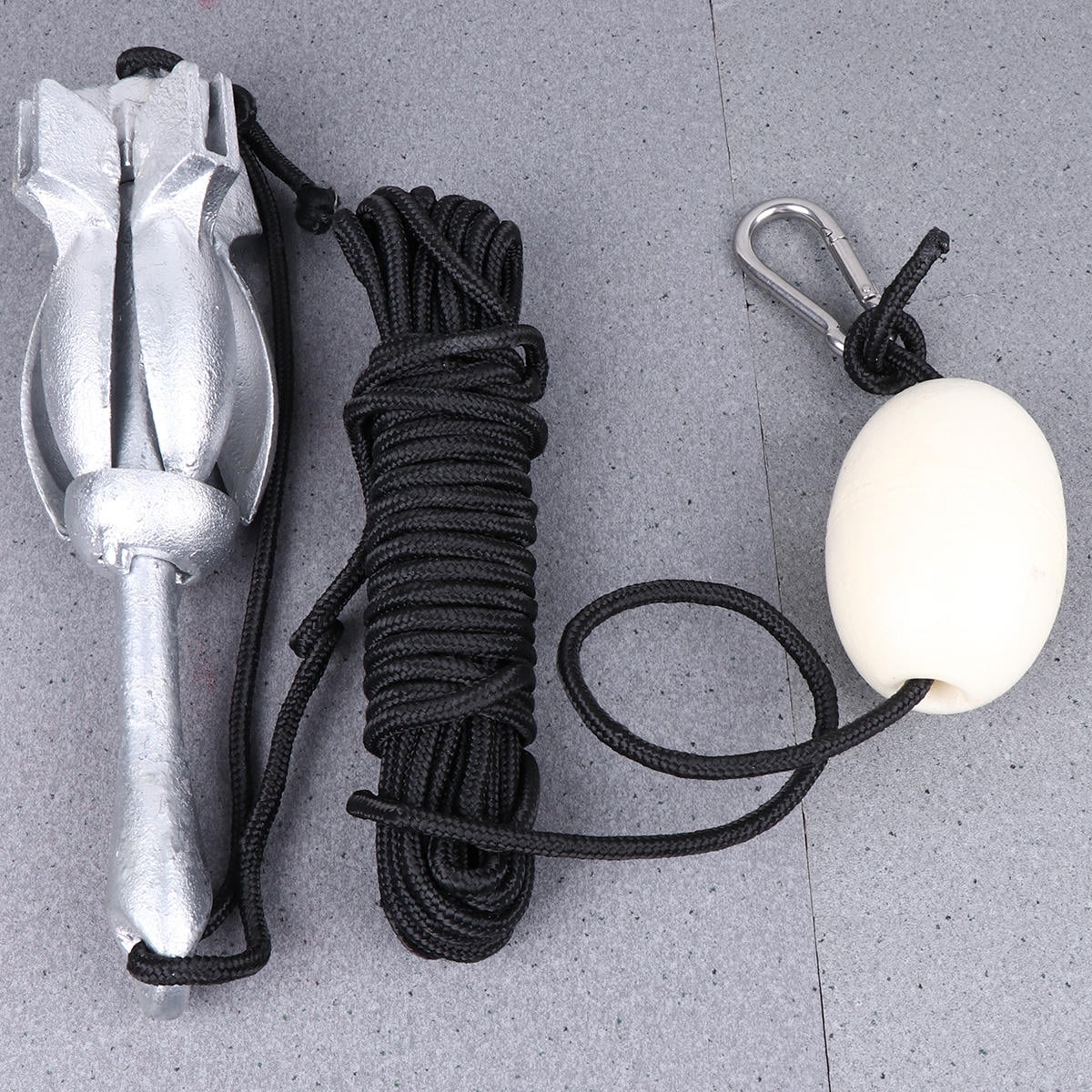 WHAMVOX 4 Claws Folding Anchor Metal Marine Foldable Anchor for Canoes ...