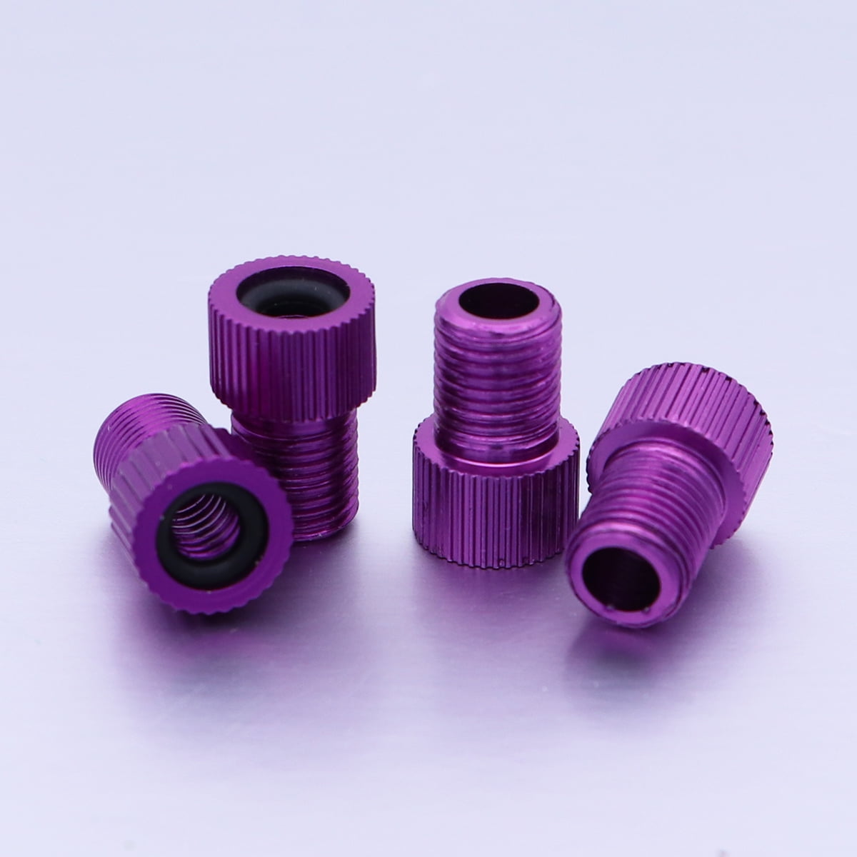 WHAMVOX 4 PCS Bike Tire Pump Adapter Aluminum Valve Conversion Nozzle ...
