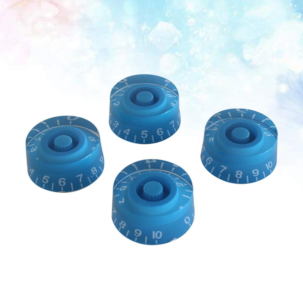 WHAMVOX 4 PCS/ Large Circle Knob Round Guitar Knobs Control - Walmart.com