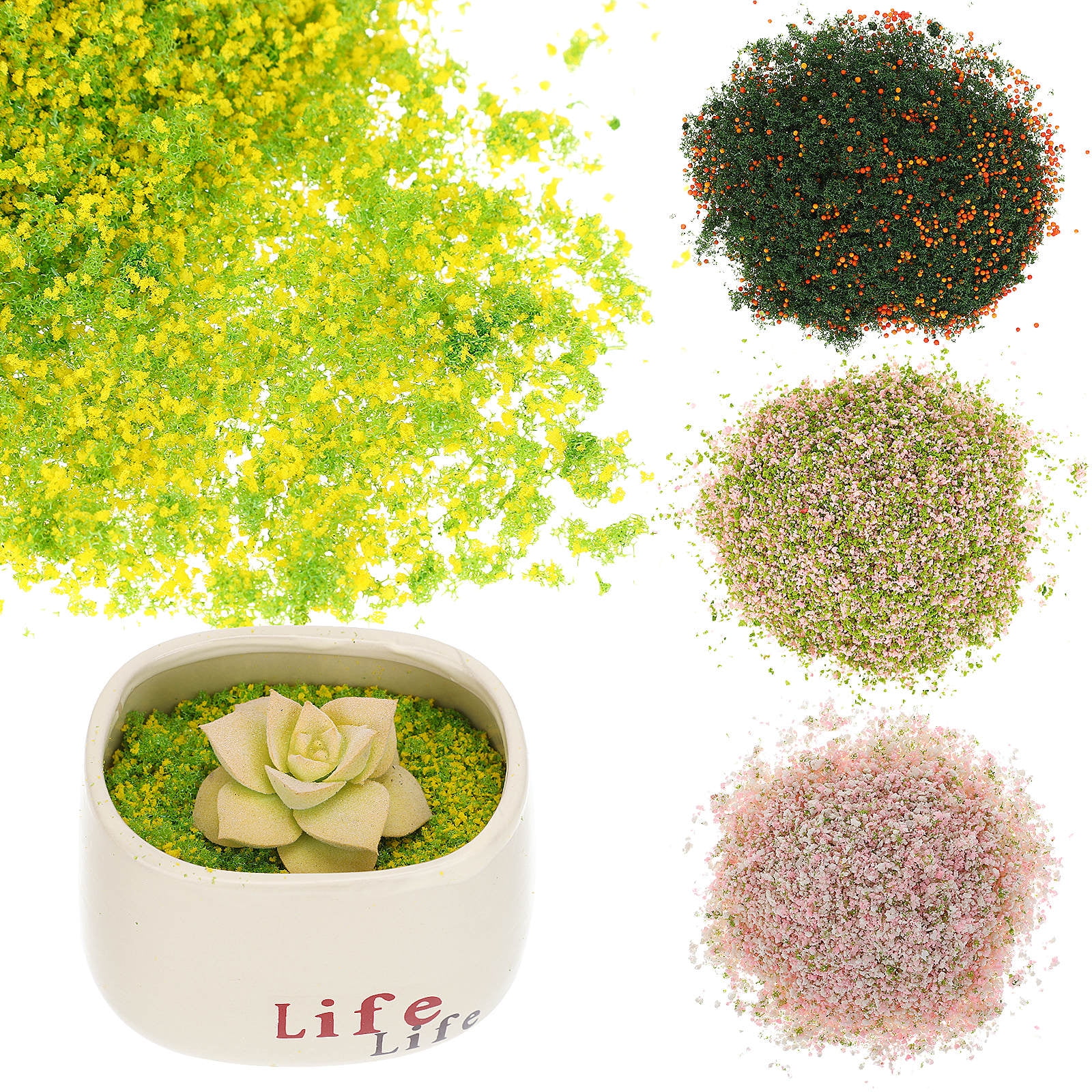 WHAMVOX 4 Packs Diy Model Tree Materials Scale Model Foliage Diorama ...