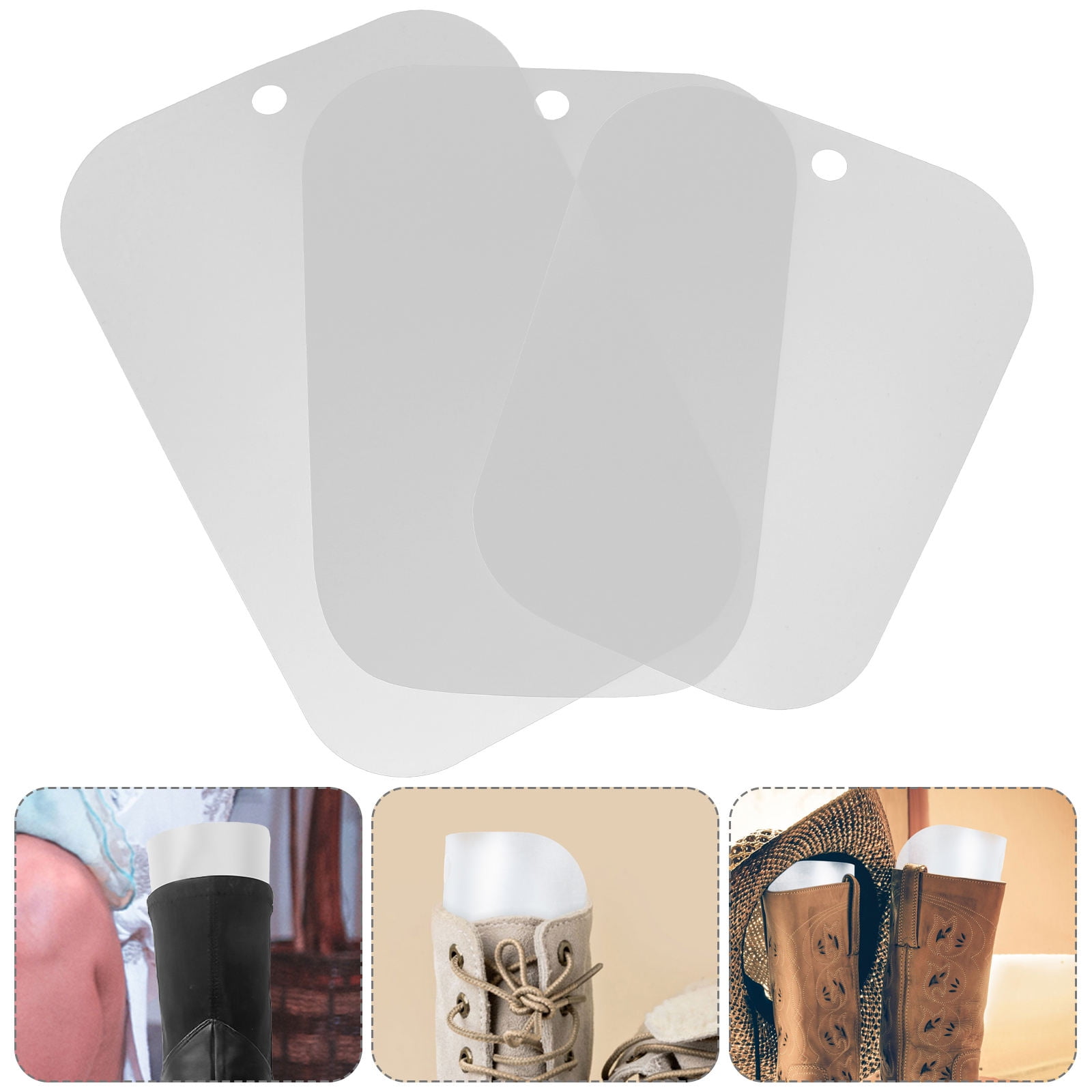 WHAMVOX 4 Pairs Boot Form Support Stand Inserts Shoe Styling Sheet ...