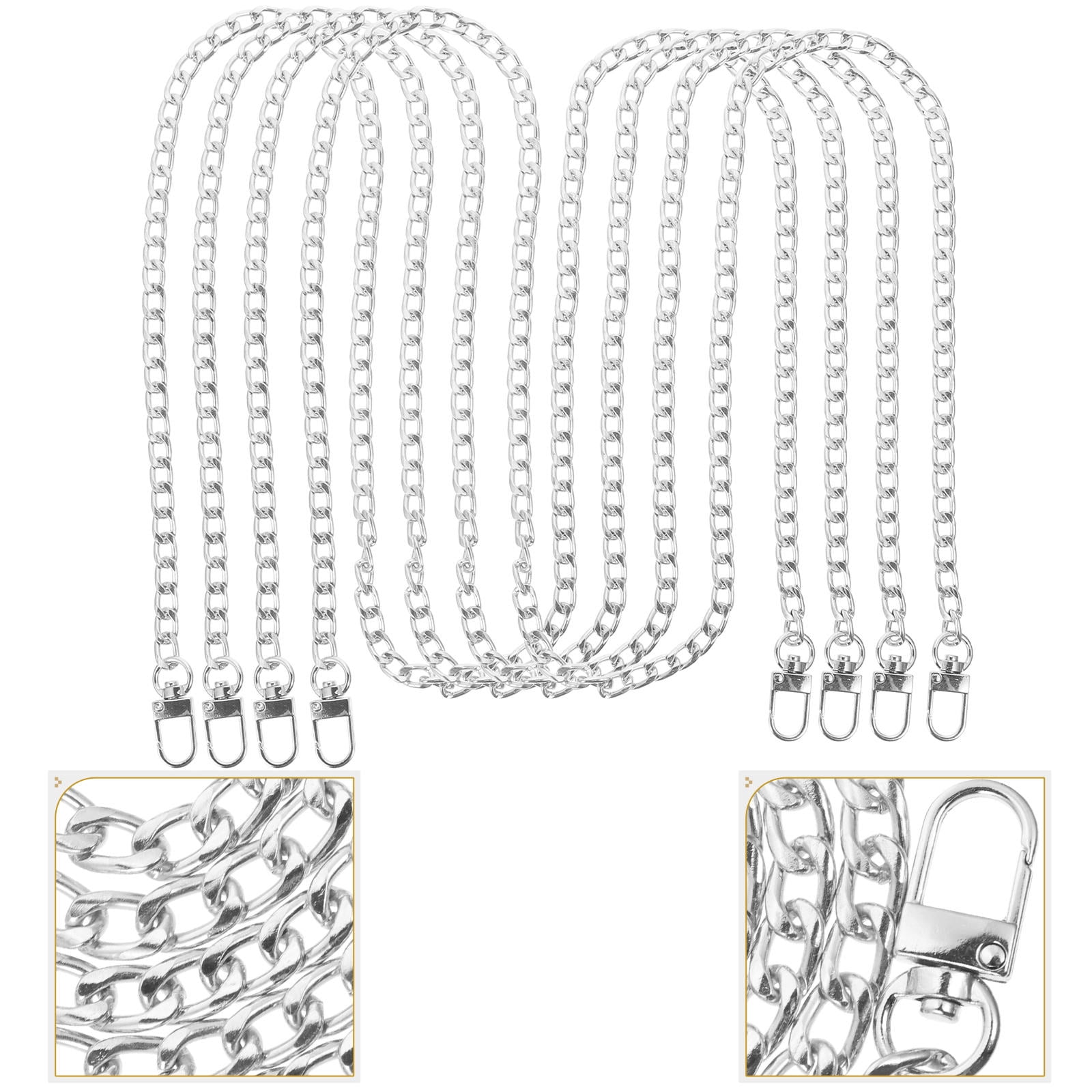 WHAMVOX 4 Pcs Bag Chain Easy Installation Decorative Miss Women's ...