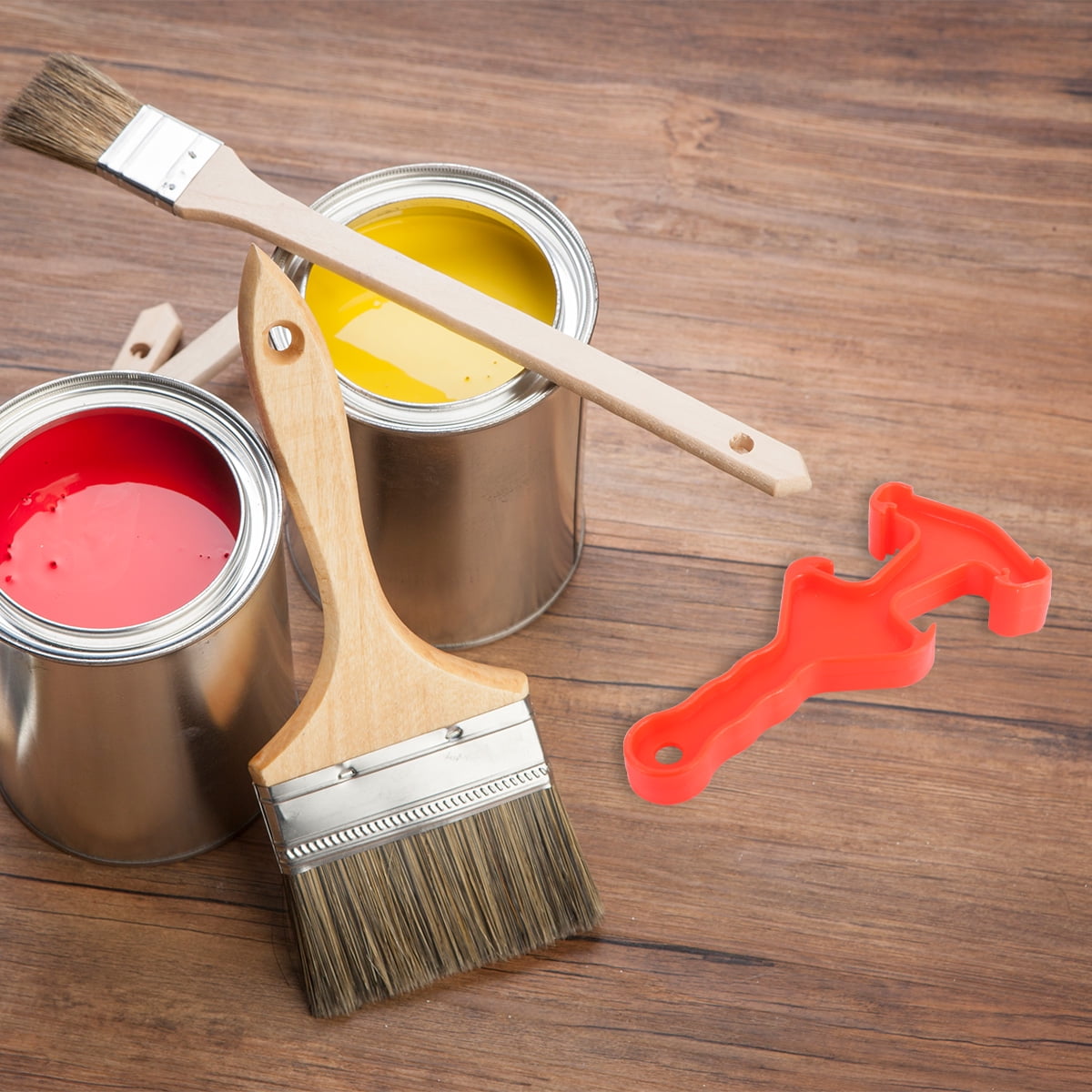 WHAMVOX 4 Pcs Bucket Lid Opener Tool Barrel Wrench Paint Lifter Office ...