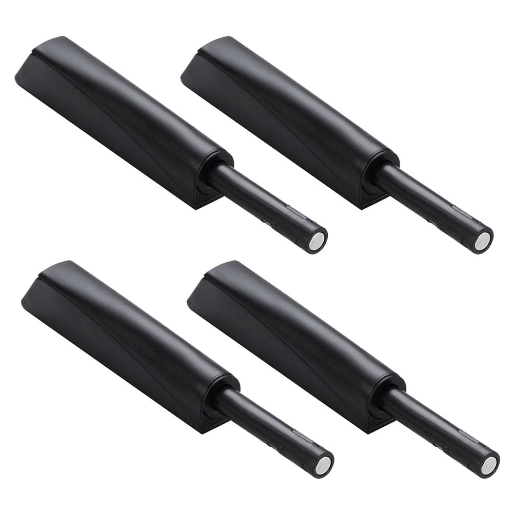 WHAMVOX 4 Pcs Cabinet Door Closer Push Open Latch Drawer from Black ...