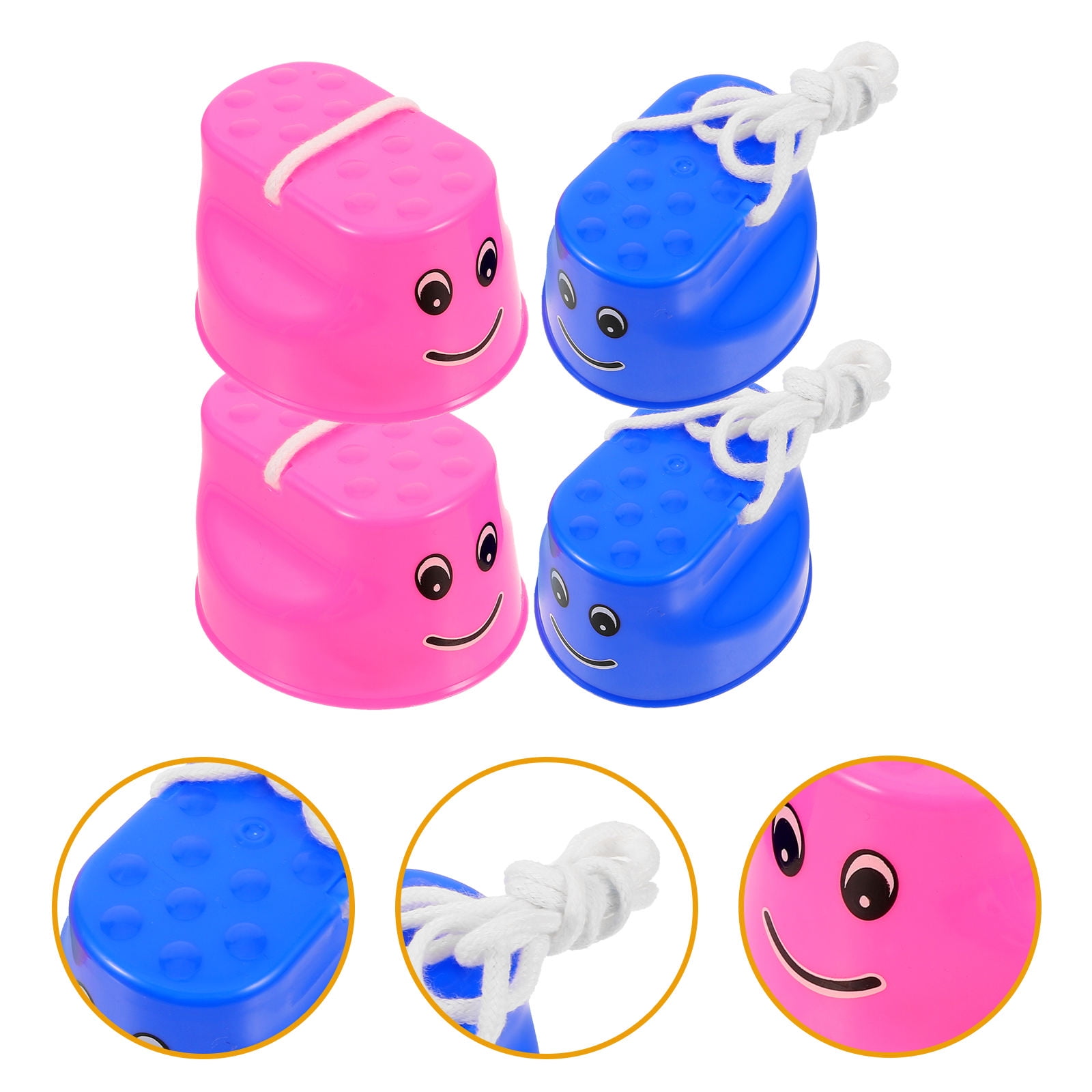 WHAMVOX Kids Stepper Toy Red Plastic 4Pcs 11.8X9.5X6.5in - Walmart.com