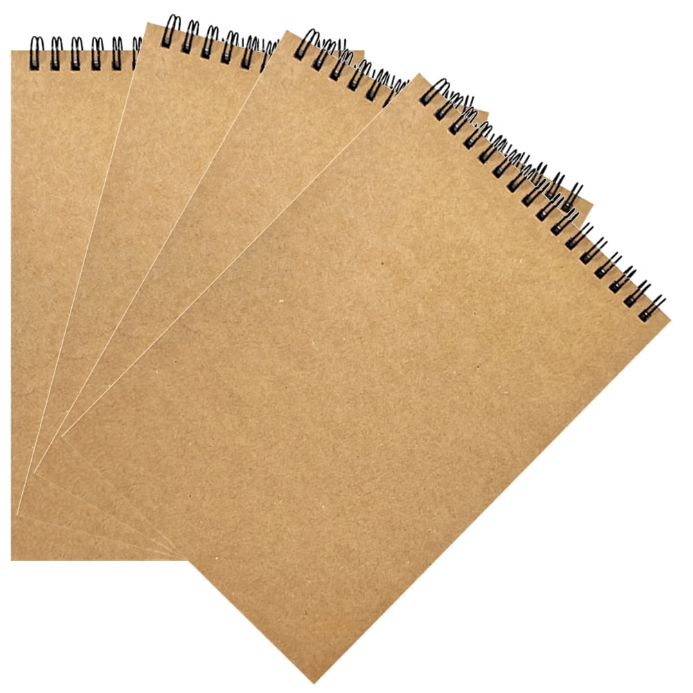 WHAMVOX 4 Pcs Coil Book Notebook Work Spiral Small Notebooks for ...