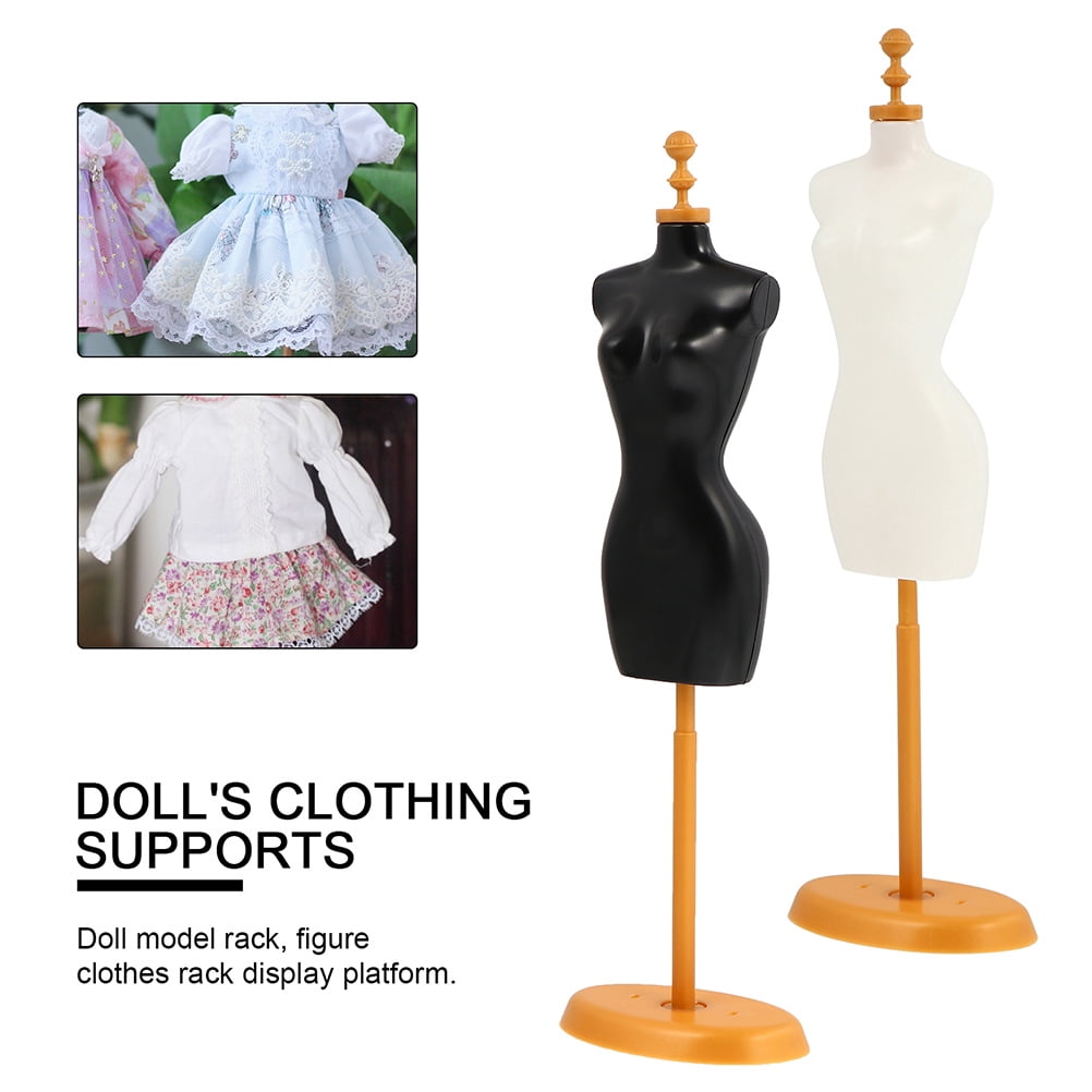 WHAMVOX 4 Pcs Doll Model Stand Mini Dollhouse Mannequin Miniature ...