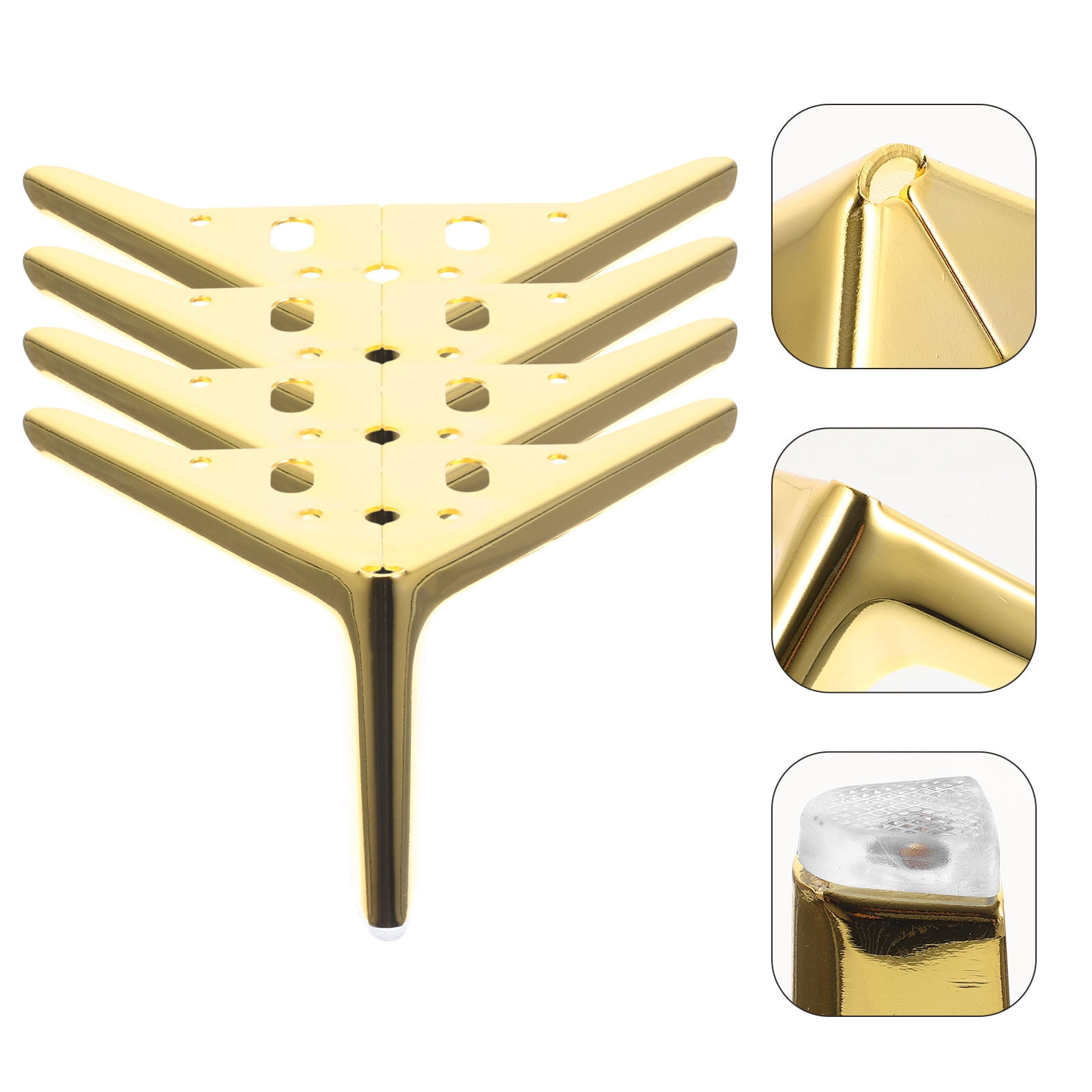 WHAMVOX 4 Pcs Dresser Universal Couch Legs Practical Furniture Easy-to ...