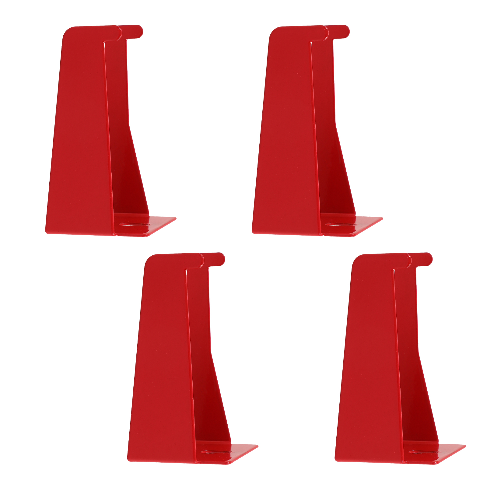 WHAMVOX 4 Pcs Fire Extinguisher Hanger Hooks Hanging Extinguishers Red ...