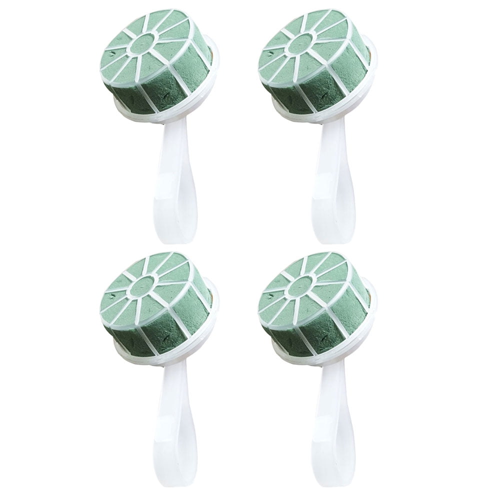 WHAMVOX 4 Pcs Floral Handle Wedding Bouquet Holder Arrangement Holders ...