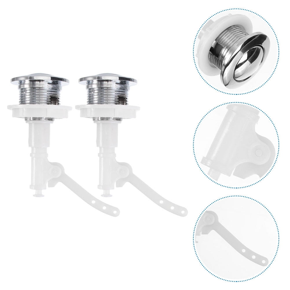 WHAMVOX 4 Pcs Flush Tank Push Button Toilet Switch Installation Kit ...