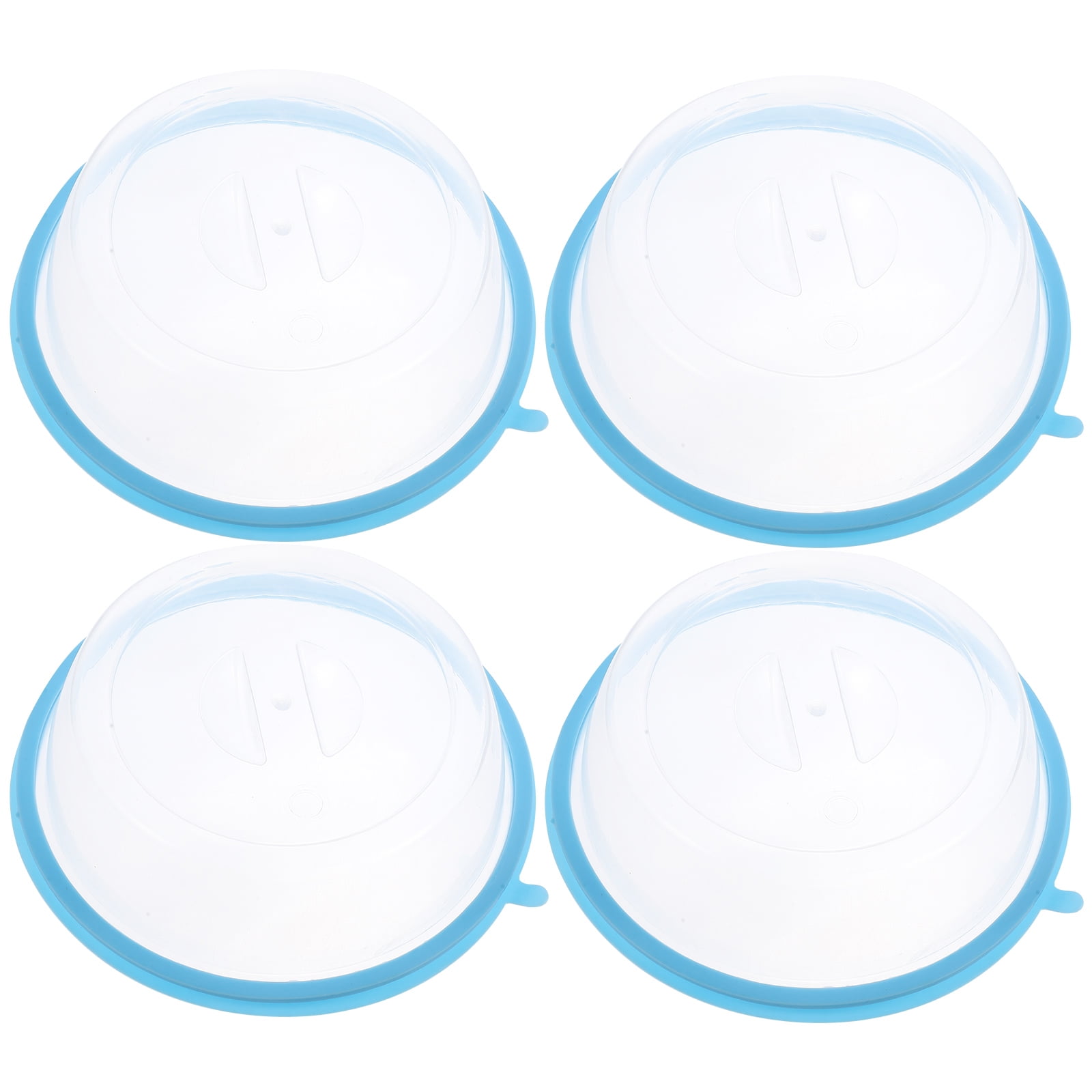 ROMANSENTIAL Food Sealing Covers PP 4Pcs 7.9X7.9X2.2In Kitchen Supplies ...