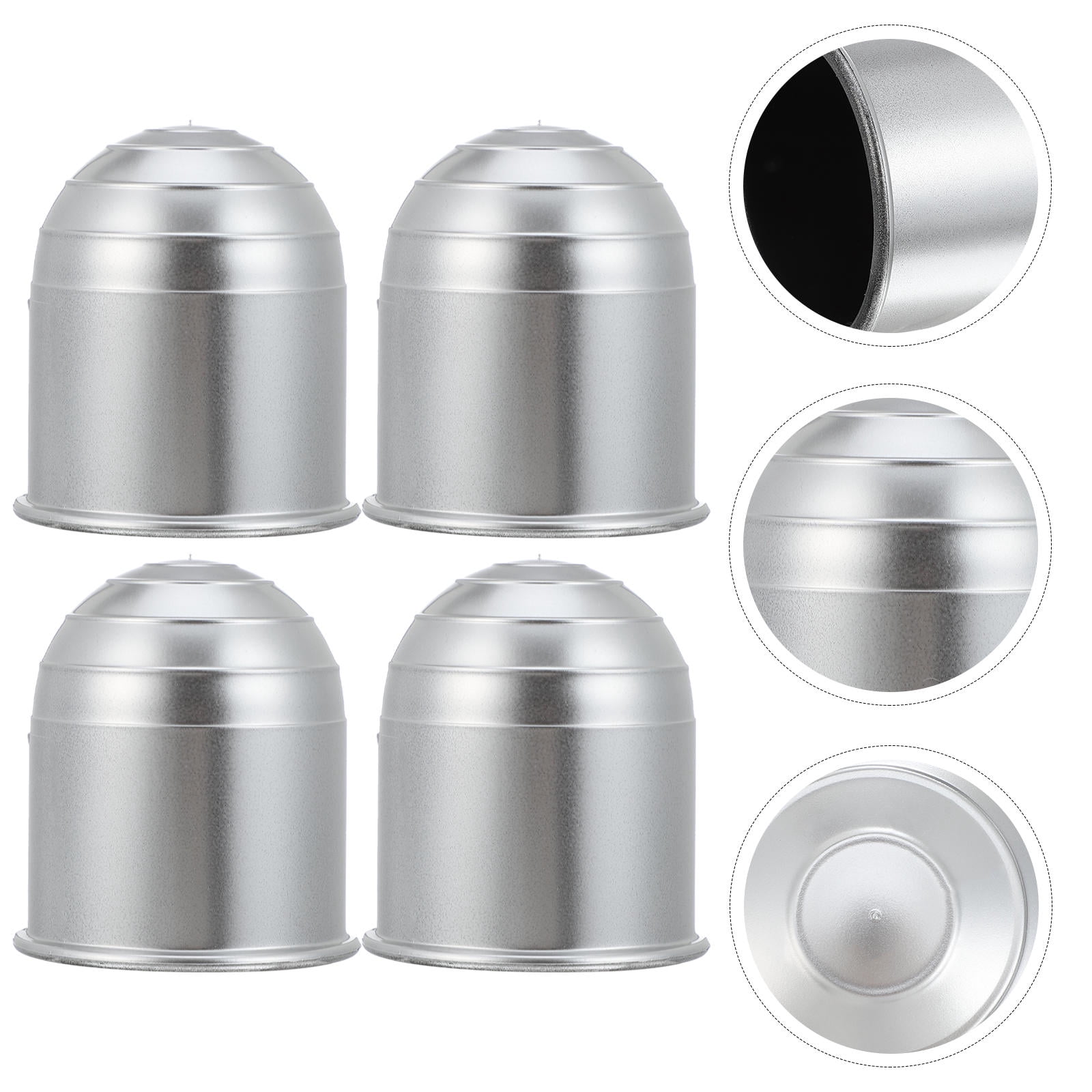 WHAMVOX 4 Pcs Hitch Covers Protective Cap Trailer Coupling Attachment ...