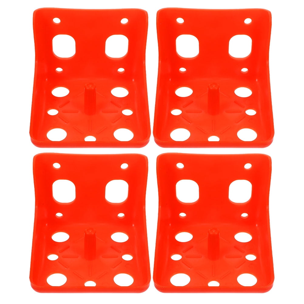 WHAMVOX 4 Pcs Holder for Salt Block Livestock Container Feeder Orange ...