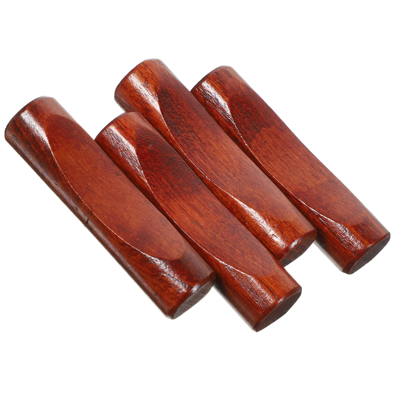 WHAMVOX 4 Pcs Kitchen Desktop Fork Rest Wood Chopstick Rack Holder ...