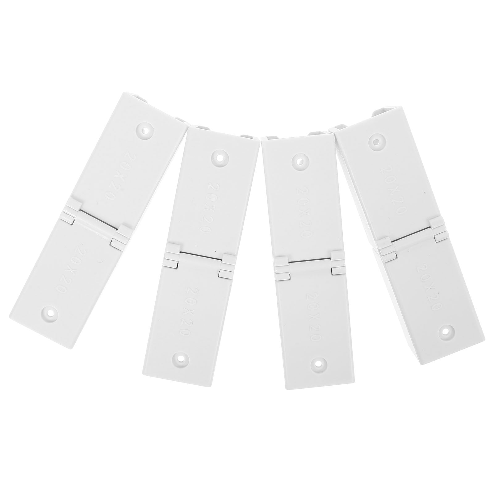 WHAMVOX 4 Pcs Orbital Docking Device Curtain Rod Joints for Rail White ...