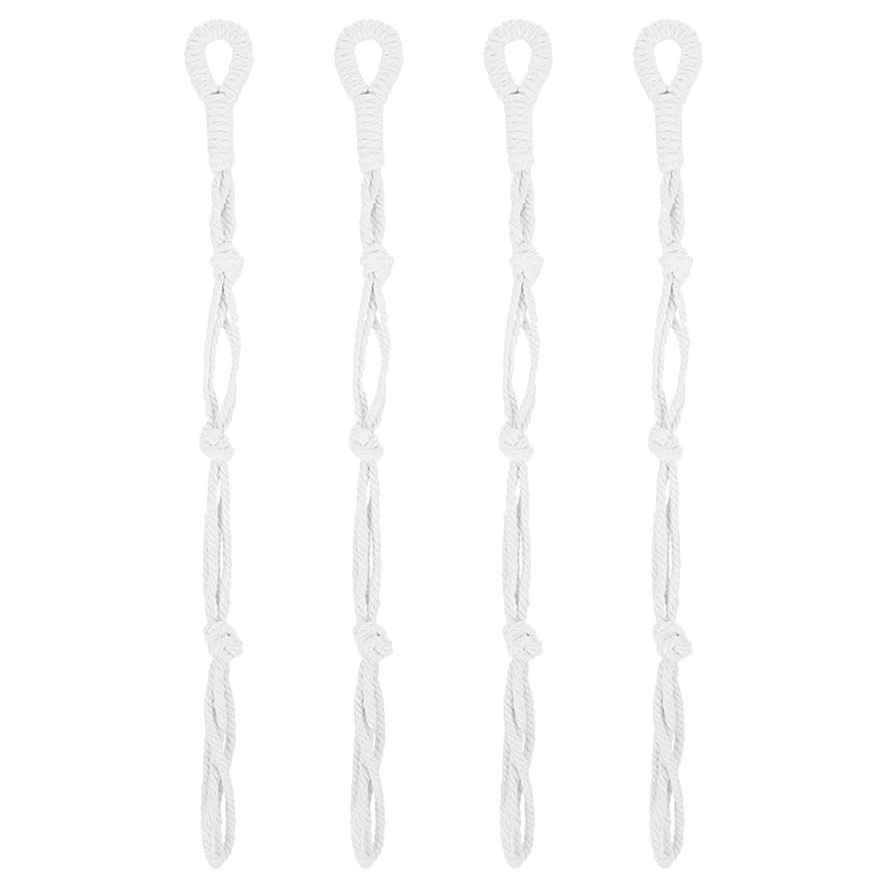 WHAMVOX 4 Pcs Plant Hook Extender Hanger Plants Outdoor Indoor White ...