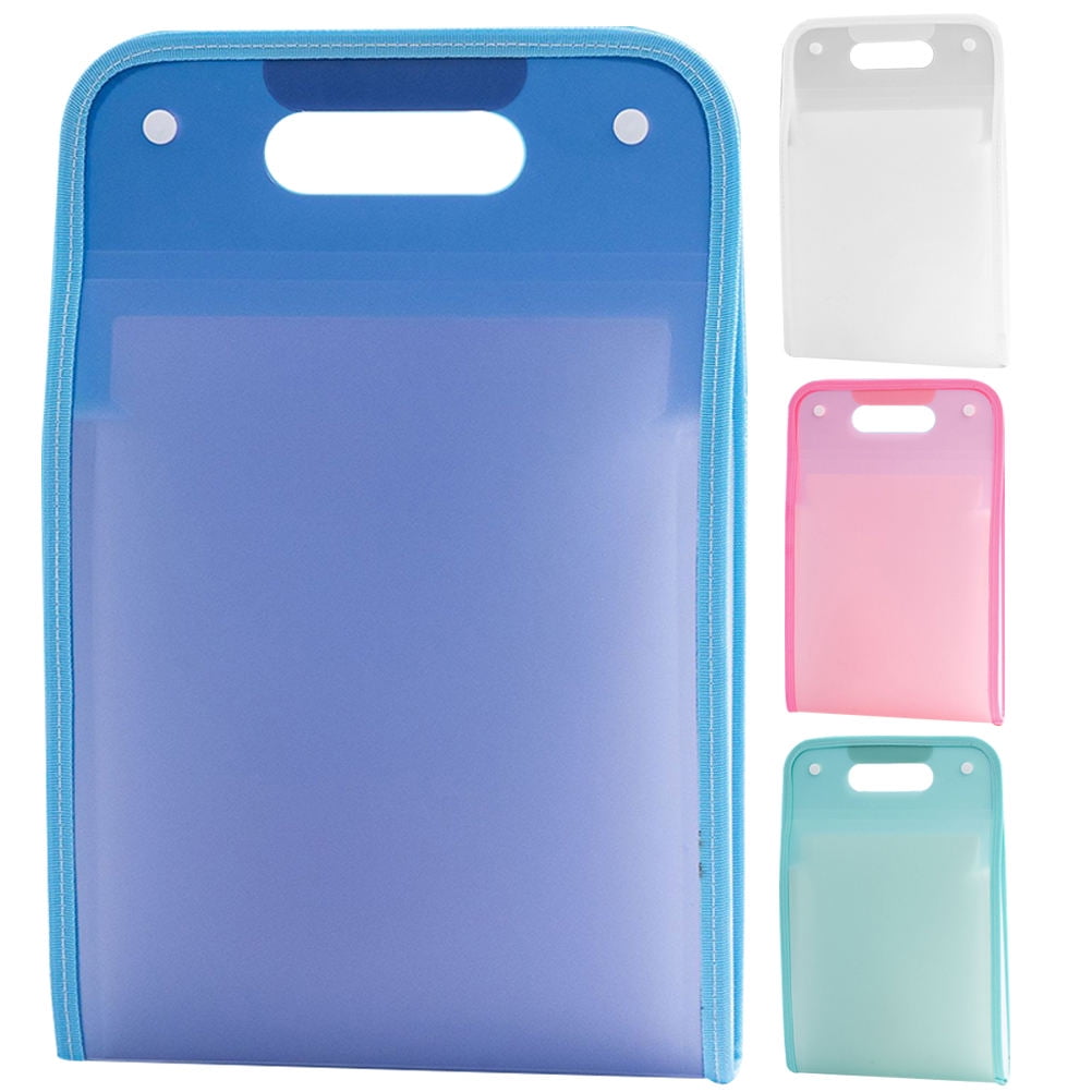 WHAMVOX 4 Pcs Plastic File Organizer Accordion Holder Expandable Folder ...