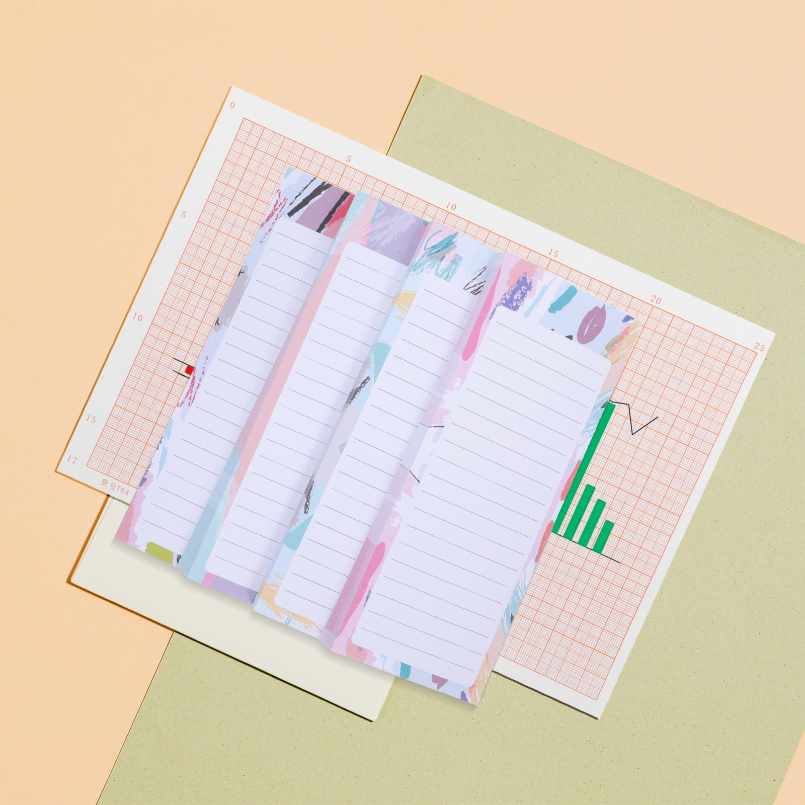 WHAMVOX 4 Pcs Portable Planner Notepad Multi-function Memo Pads Office ...