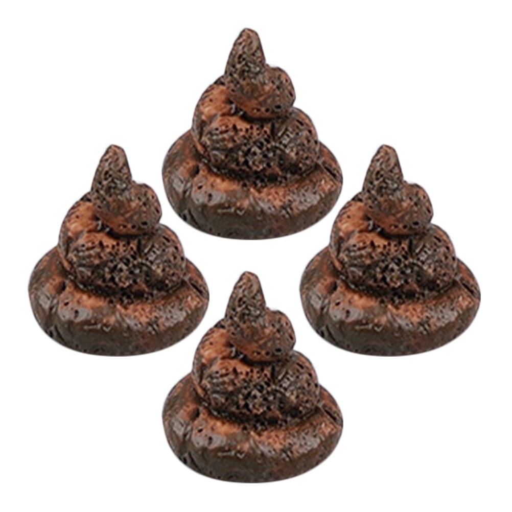 WHAMVOX 4 Pcs Prank Poop Realistic Cute Mini Fake Model Child Light ...