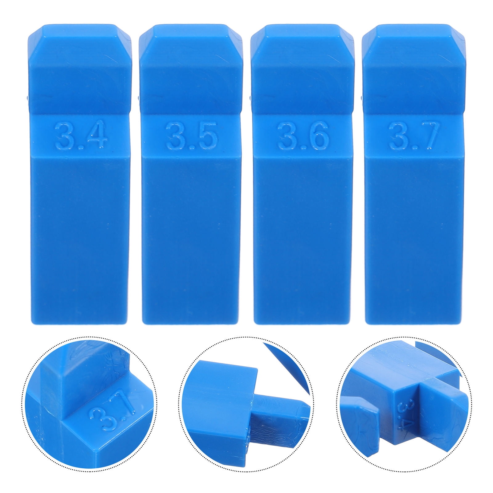 WHAMVOX 4 Pcs Professional Piano Practice Mute Assortment Tuning Stick ...