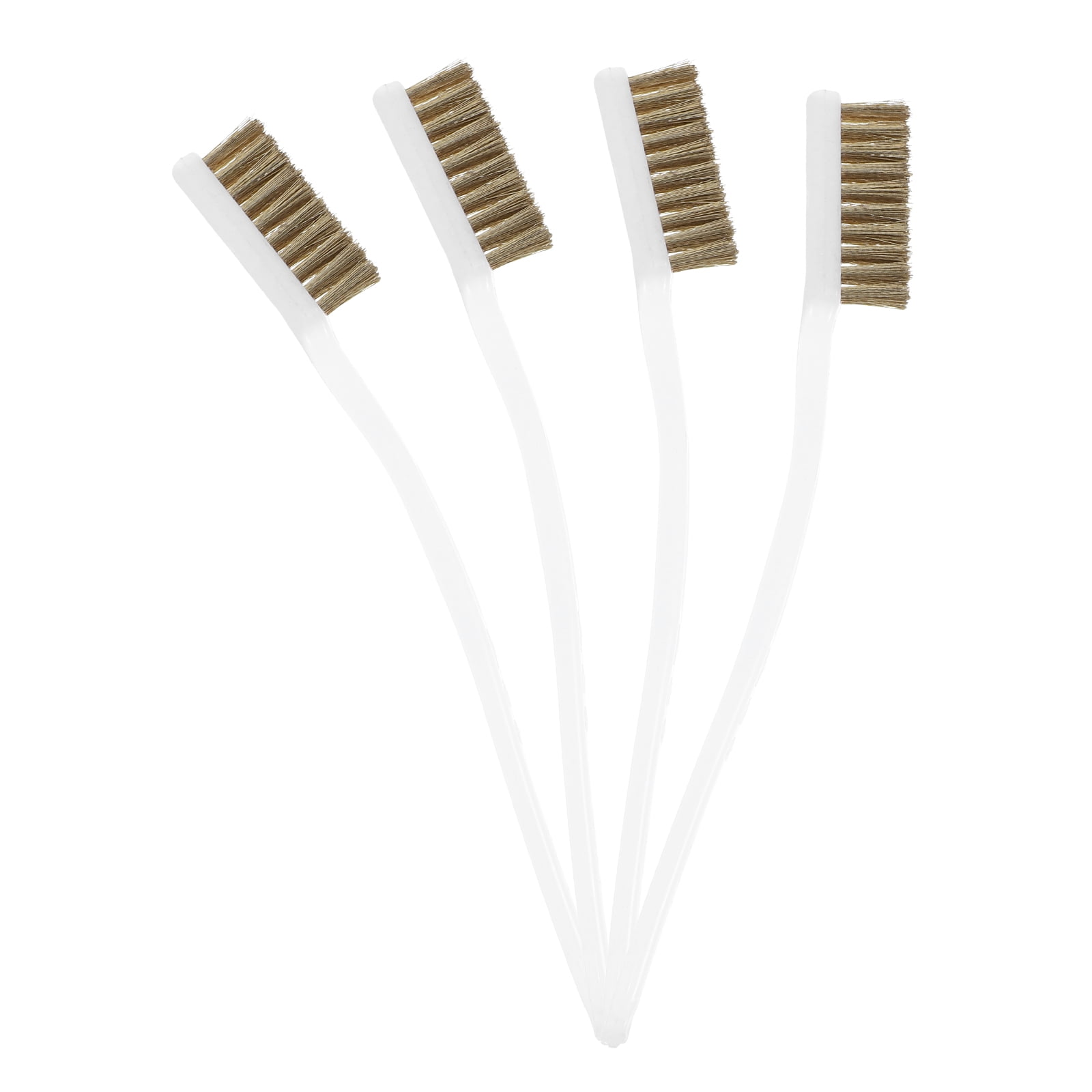 WHAMVOX 4 Pcs Scrubbing Rust Brush Steel Wire and Diamond Walnut Mini ...