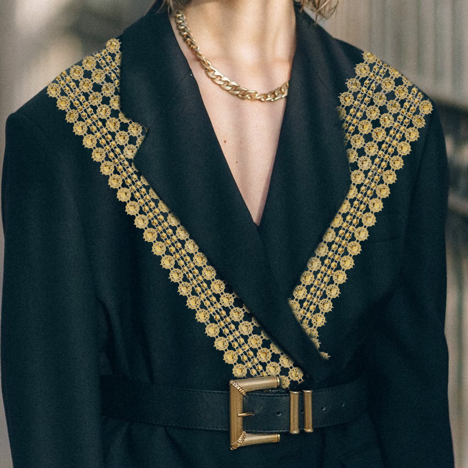 WHAMVOX 4 Pcs Sunflower Jewelry Decorative Craft Trim Rhinestone Mother ...