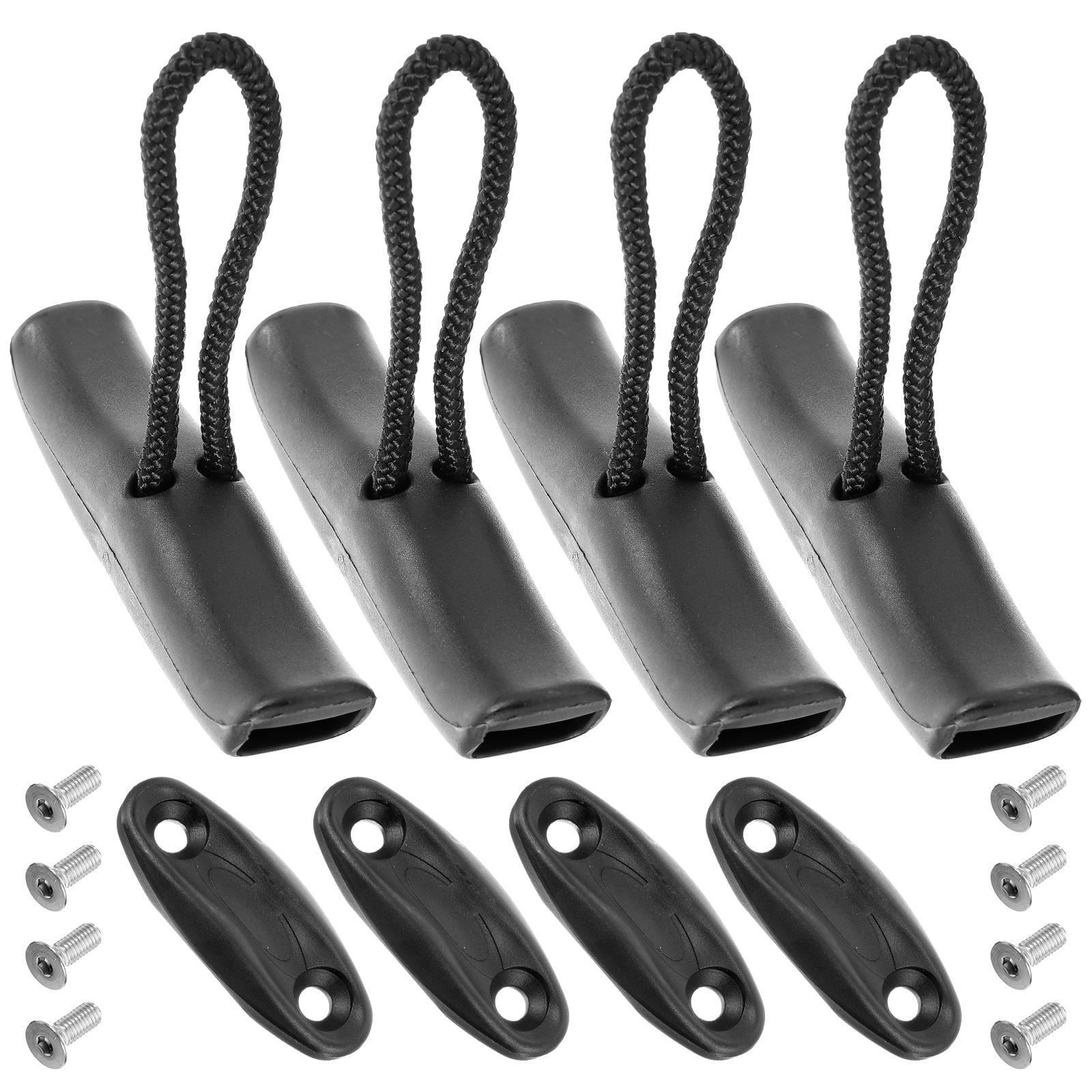 WHAMVOX 4 Set Black Kayak Pull Handles for Easy Installation on Canoe ...