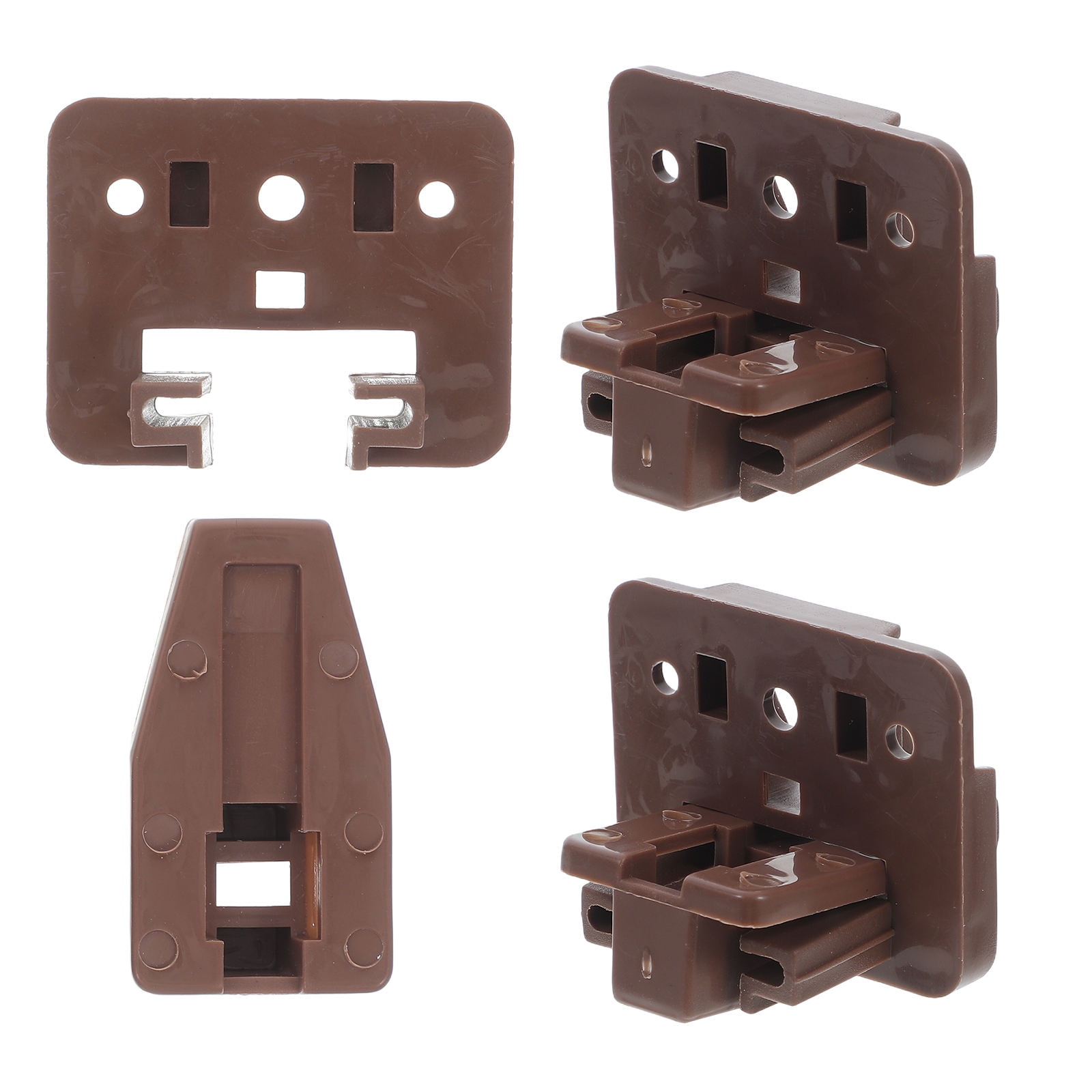 WHAMVOX 4 Set Drawer Slide Repair Part Center Mount Drawer Plastic ...