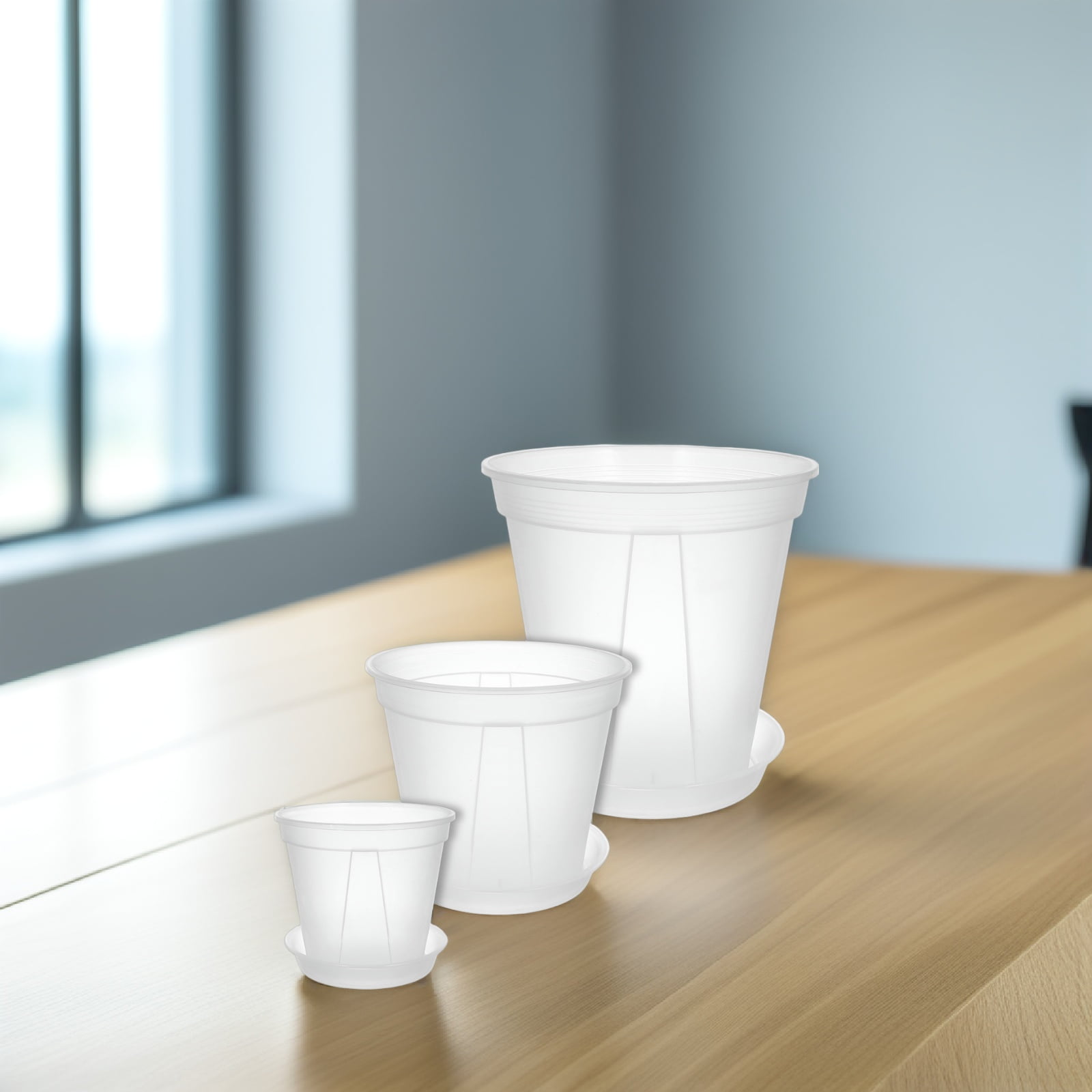 WHAMVOX 4 Sets Orchid Planters Decorative Basin - Walmart.com