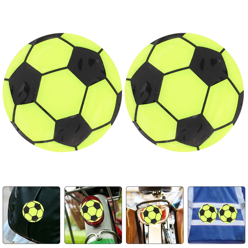 WHAMVOX 4 Sheets of Reflective Warning Stickers Bike Reflective ...