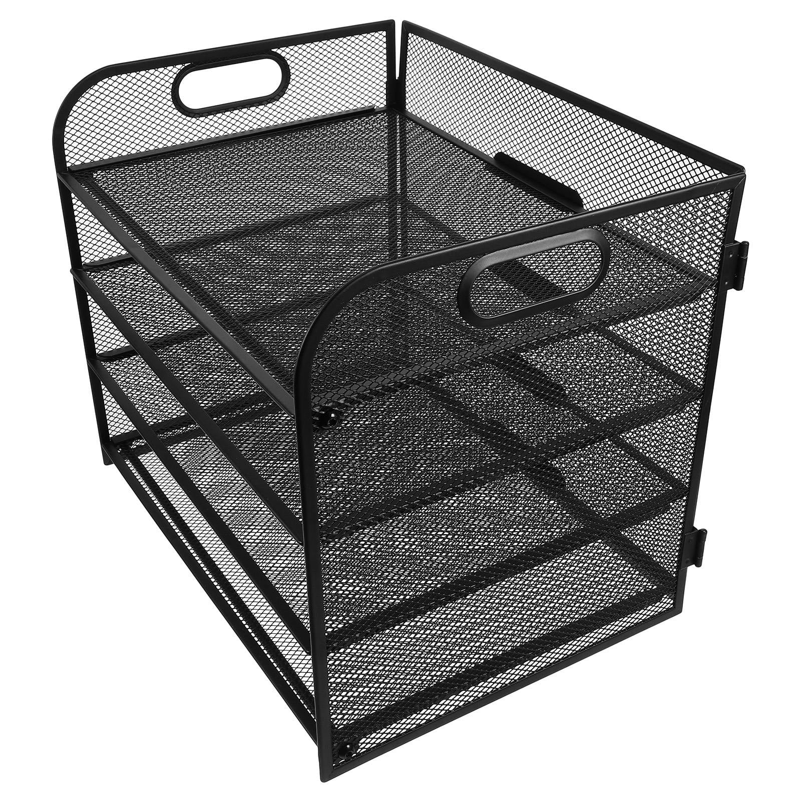 WHAMVOX 4 Tier File Organizer Organiser Holder Office Desk Miss Black ...