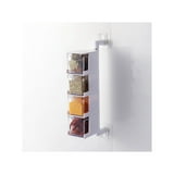 WHAMVOX 4 -Tier Wall Mounted Seasoning Box Condiment Organizer Multi ...