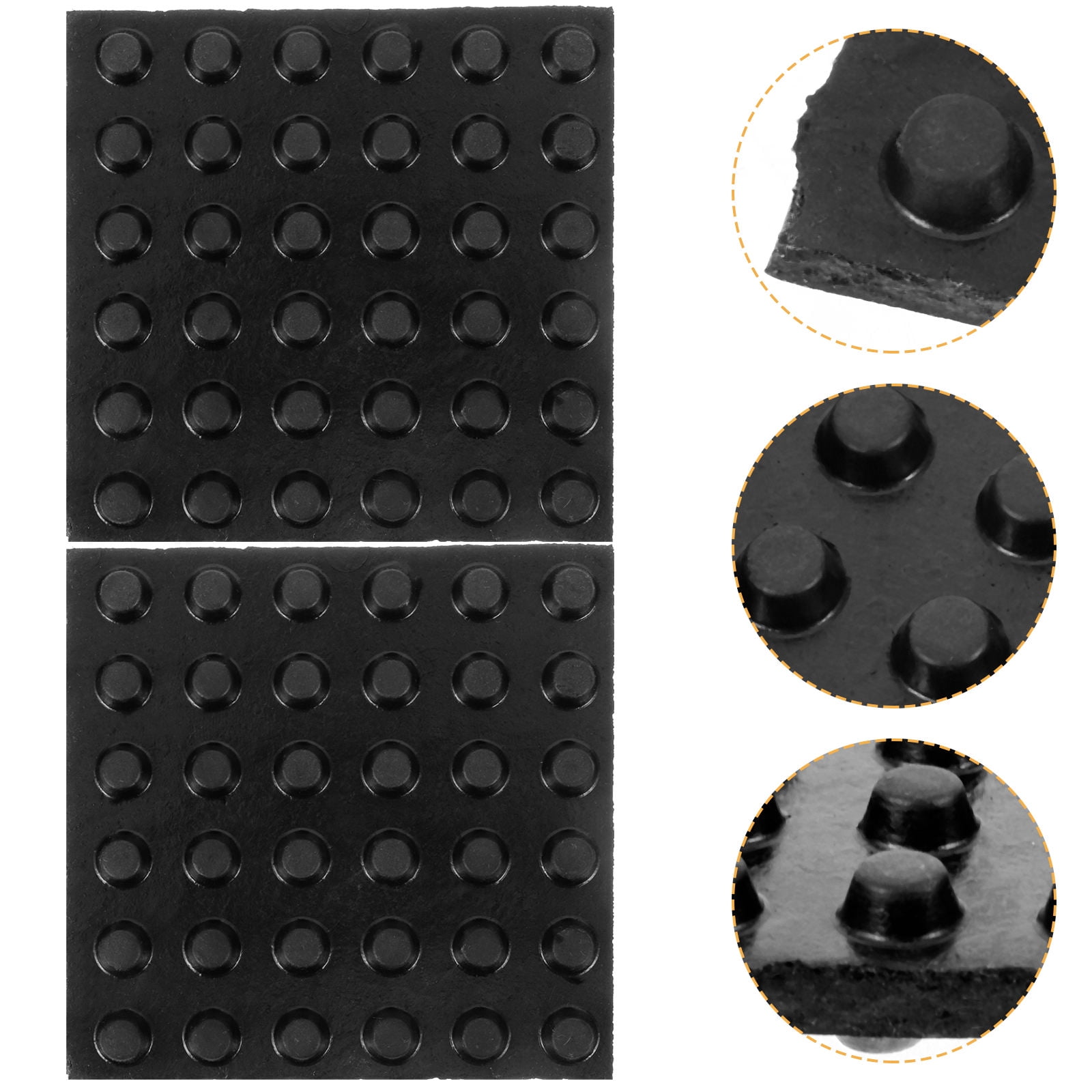 WHAMVOX 4 pcs Washer Noise Dampening Pad Washing Machine Shock ...