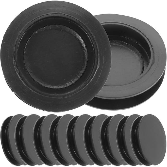 FESTFENDS Plastic Stoppers For Money Box Piggy Bank Bottom Caps Black ...