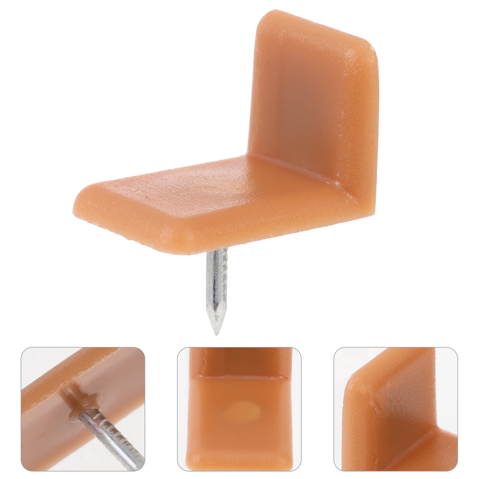 WHAMVOX 40Pcs L Shaped Stopper Drawer Tack Glides for Diy Projects 0 ...