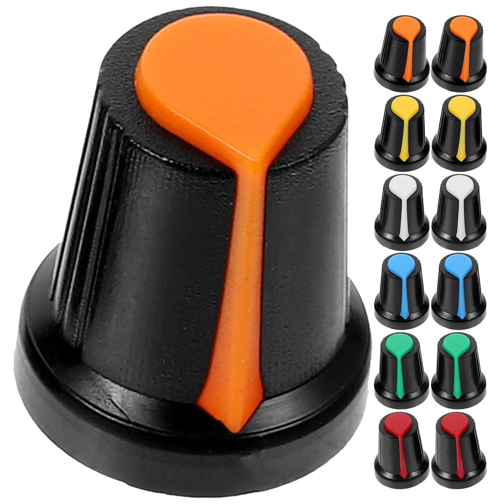 WHAMVOX 48 Pcs Control Knobs for Guitar Volume and Tone Electric Cap ...