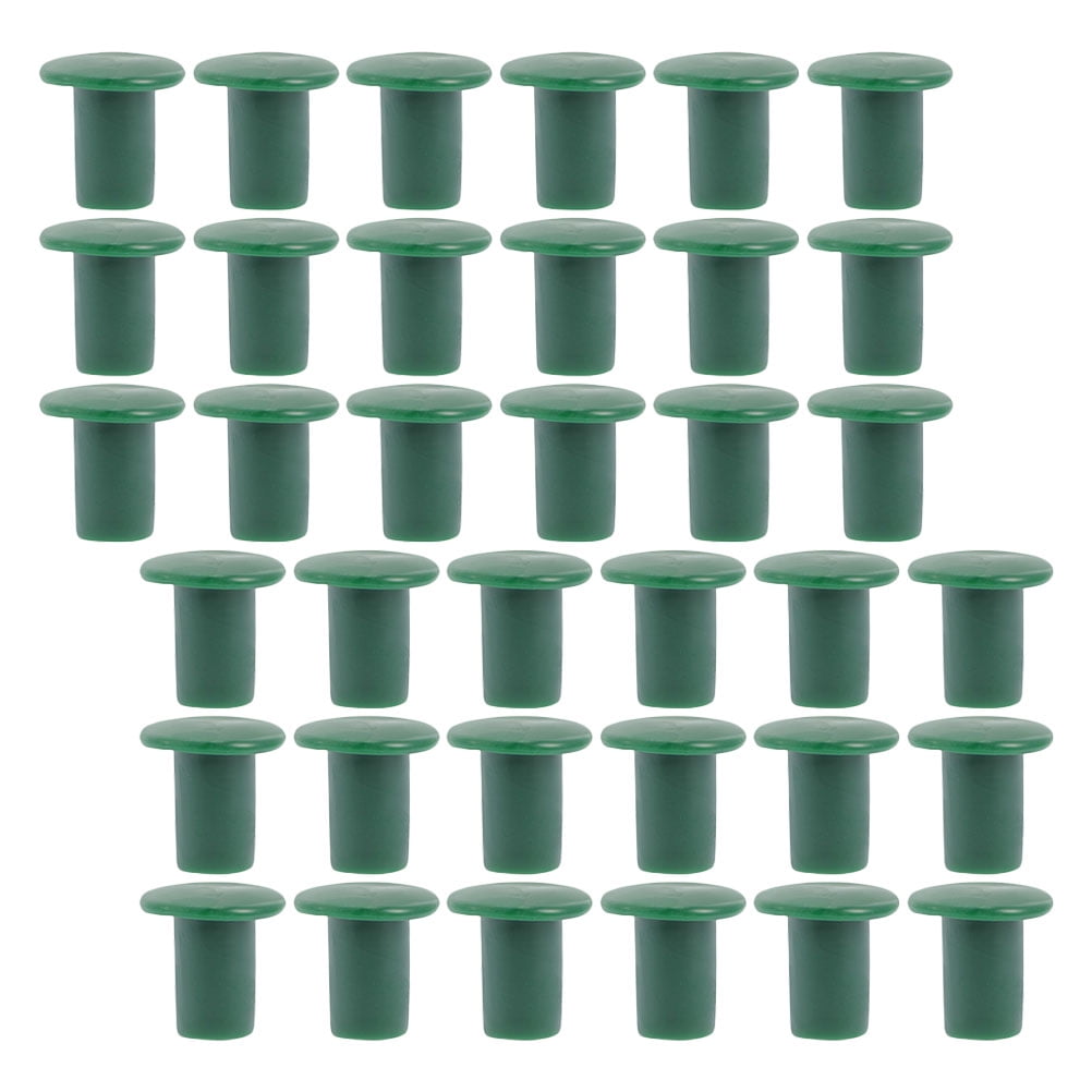 WHAMVOX Garden Cane Caps PVC Green for Bamboo or Garden Canes 48Set ...