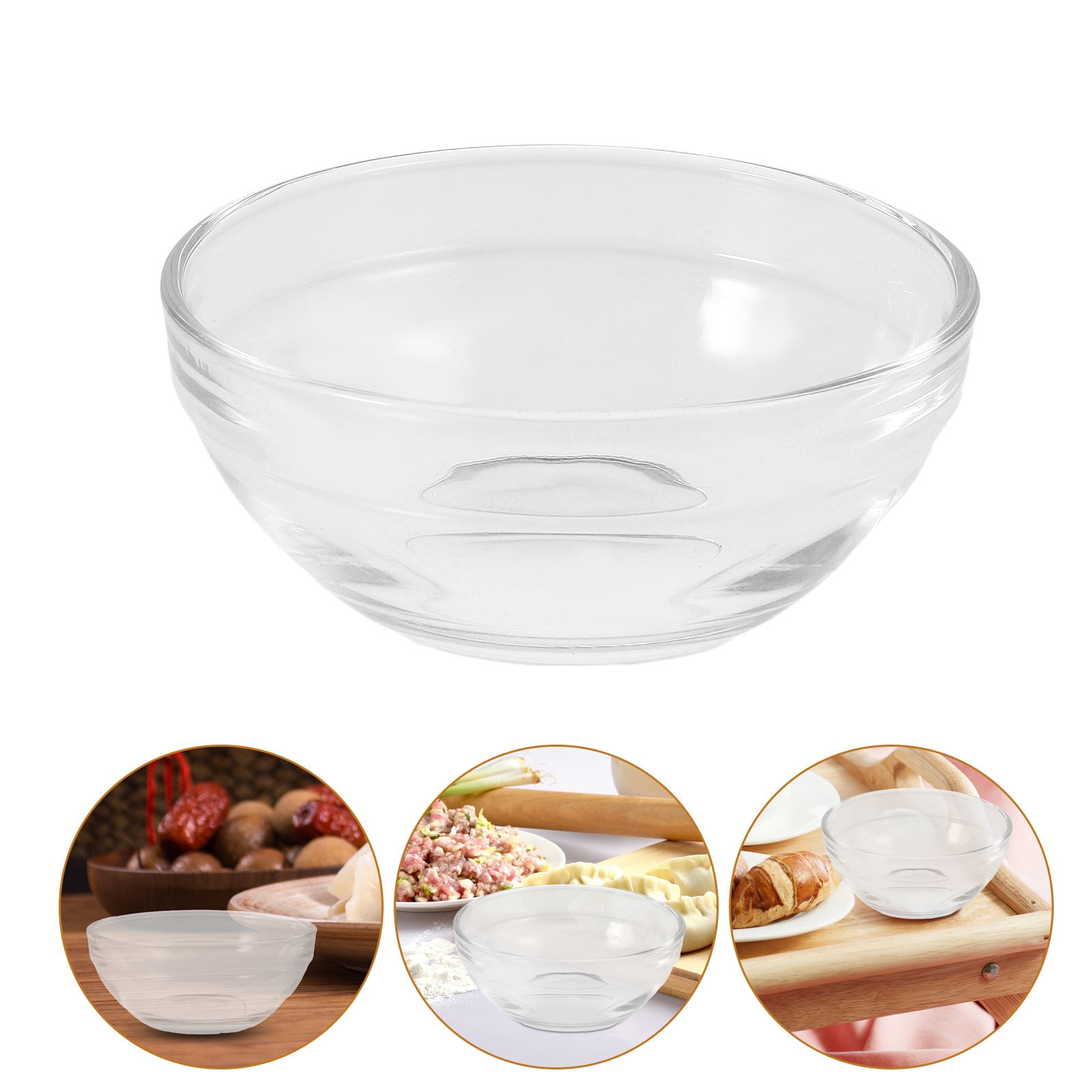 WHAMVOX 4PCS Mini Bowls Small Prep Dishes Stackable Dipping Bowl for ...