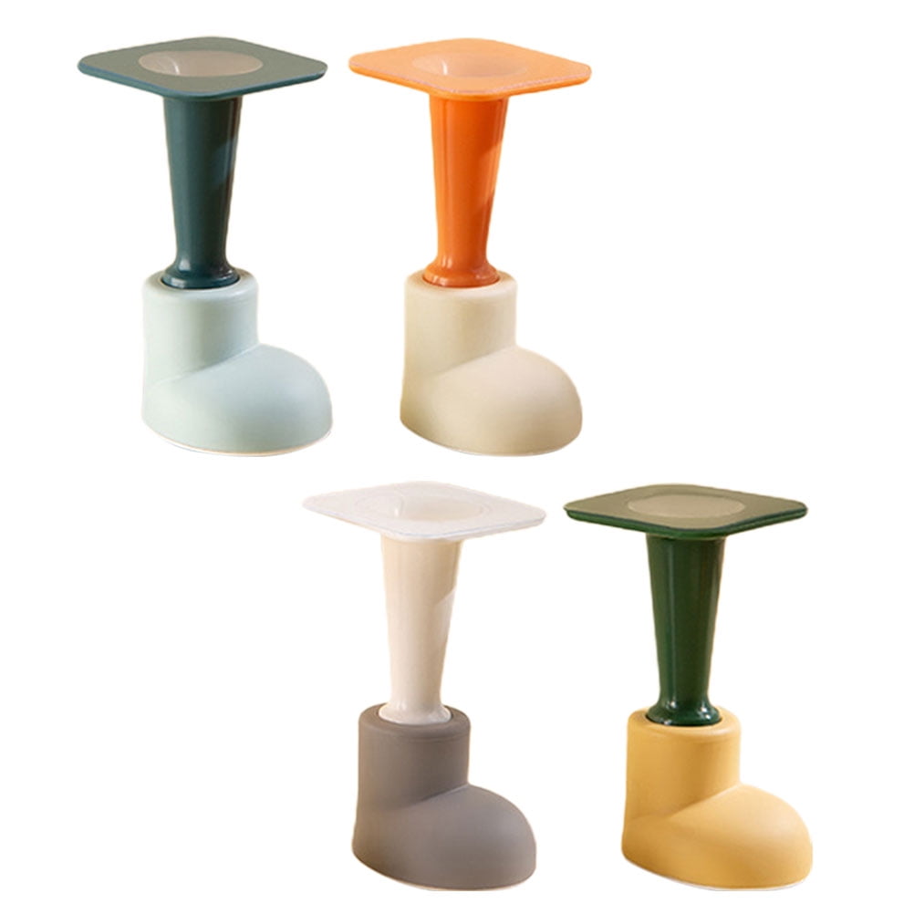 WHAMVOX 4Pcs Floor Door Stopper Wall Mounted Floor Mounted Door Stop ...