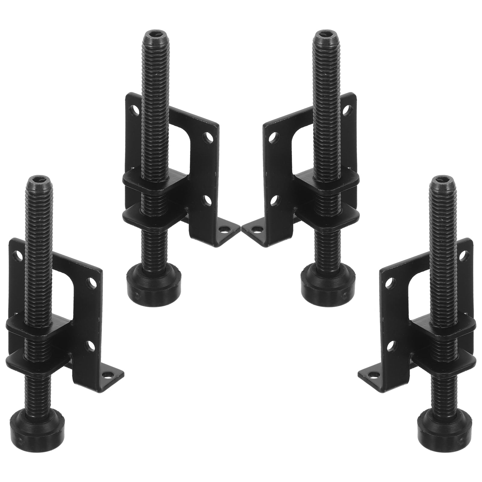 WHAMVOX 4Pcs Heavy Duty Adjustable Wardrobe Leveler Legs in Black for ...